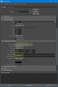 Mayaでシュルシュルとのび~るspline IK(IK spline) | いのぽあ CG and GAME blog